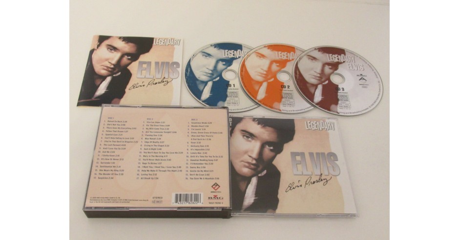 Elvis Presley - Legendary 3 x CD Box 2000 CD original Comanda minima ...