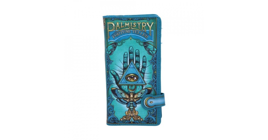 Portofel lung embosat simboluri mistice, Palmistry 18.5 cm | arhiva ...