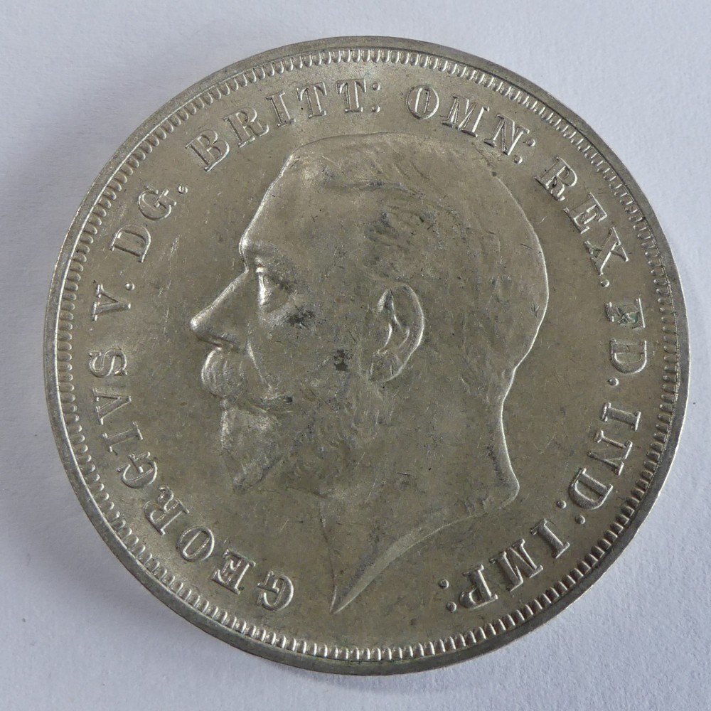 Moneda din argint 1 crown 1935 Anglia(11007) | arhiva Okazii.ro