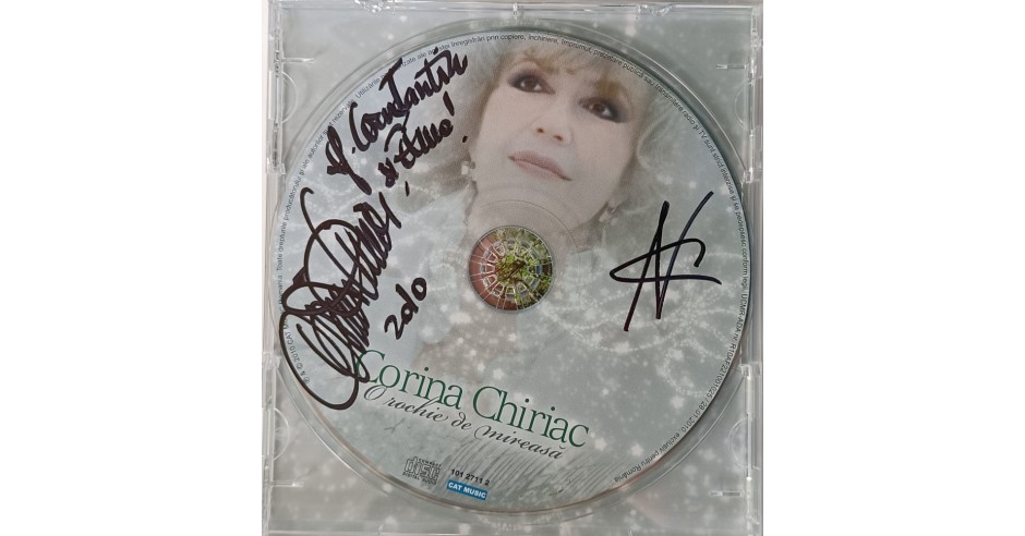 CD Corina Chiriac - Muzica Romaneasca Usoara cu Autograf Original ...