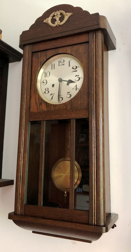 Ceas de perete cu pendula - 3 bare de rezonanta | arhiva Okazii.ro