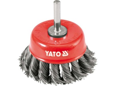 Perie Cupa Cu Ax 75Mm, Cu Toroane Din Sarma, Yato | Okazii.ro
