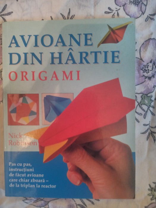 Avioane din hartie-Origami-Nick Robinson | Okazii.ro