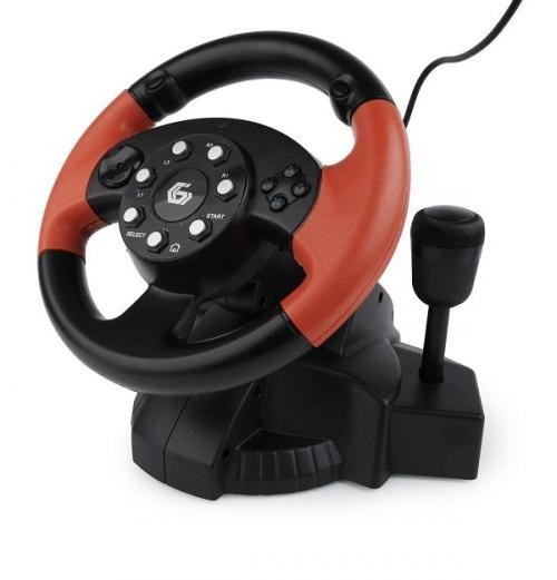 Volan racing cu vibratii Gembird PC/PS2/PS3 | Okazii.ro