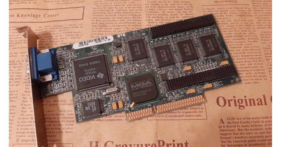 Placa video colectie AGP Matrox Millennium II 4Mb | arhiva Okazii.ro