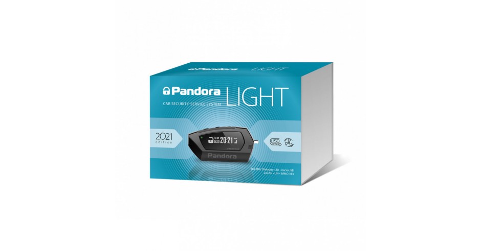 Pandora Light v3 alarma cu pager 868Mhz 2 conexiuni CAN si modul ...