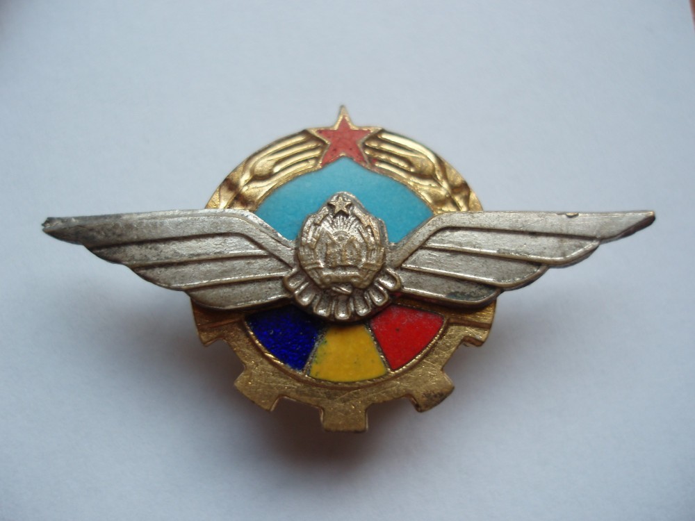 INSIGNA AVIATIE MILITARA -MAISTRI MILITARI AVIATIE, RPR , RARA | Okazii.ro