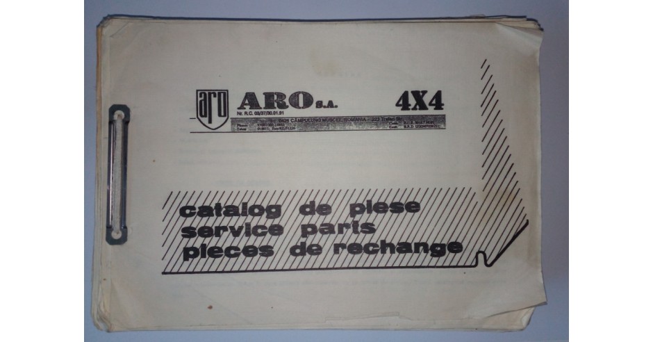 Raritate - Uzinele ARO - catalog de piese - 1991 - 300 de pagini ...