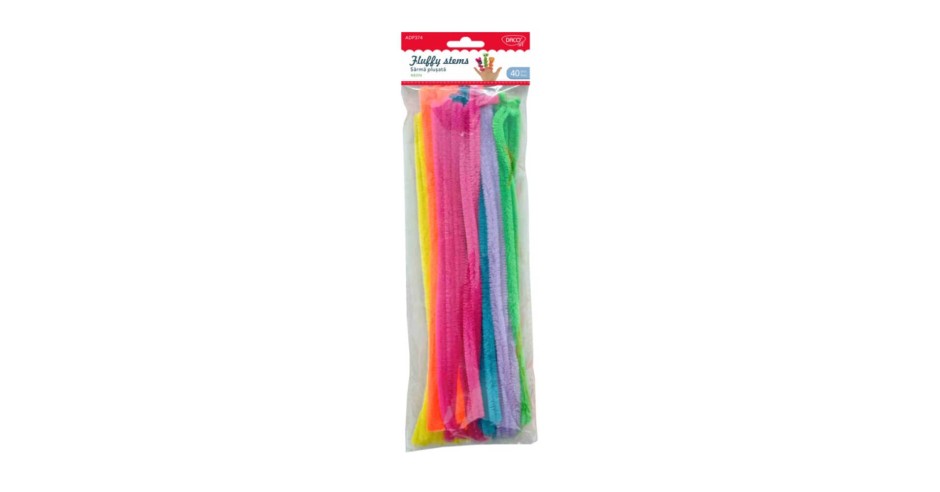 Sarma Plusata Daco 40 Buc/Set, Multicolor Neon, 30x0.6 cm, Material ...