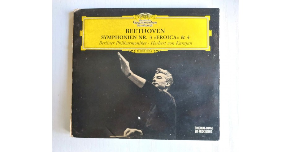 CD - Beethoven - Herbert von Karajan – Symphonien Nr. 3 "Eroica" & 4 | Okazii.ro