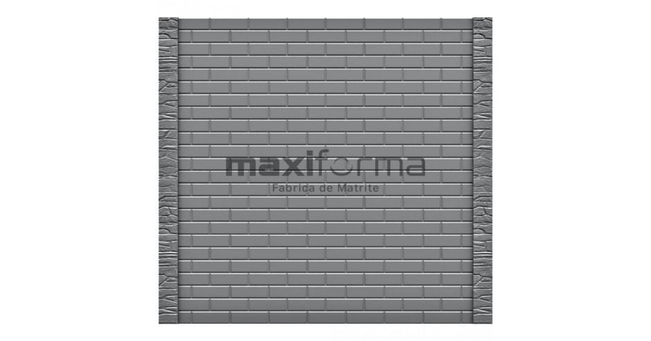 Set Matrite gard panou intreg format din 4 matrite mijloc si 2 stalpi ...