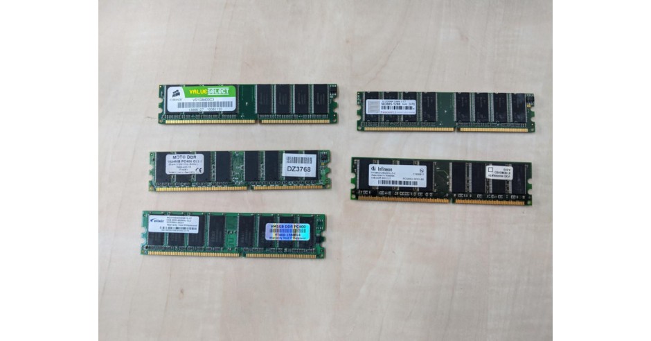 Memorie RAM 1GB DDR1 PC3200 (400MHz) / PC2700 (333MHz) / PC2100 (266MHz ...