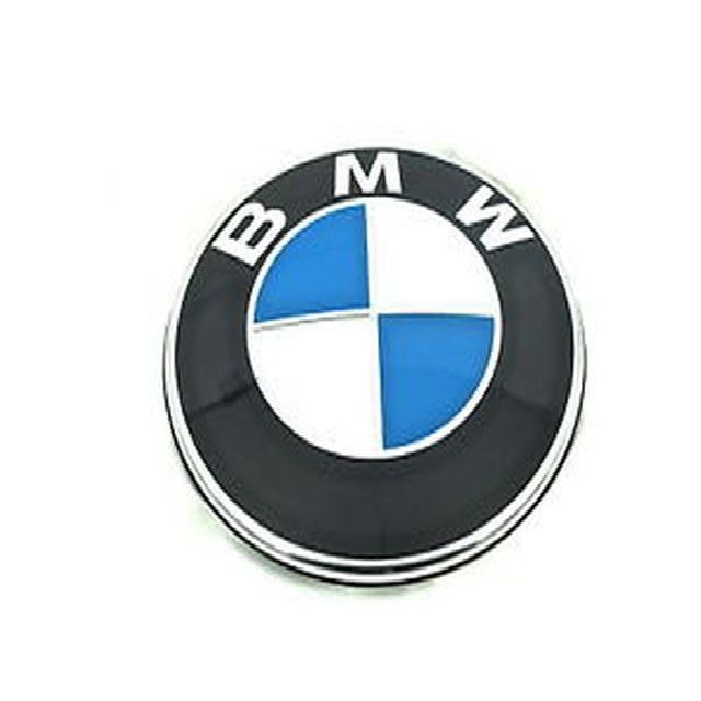 Emblema logo sigla capota portbagaj BMW 82 mm semn | arhiva Okazii.ro