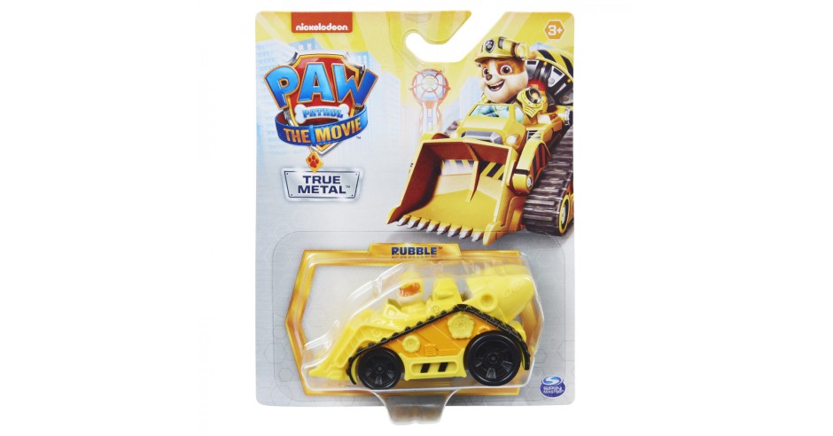 PATRULA CATELUSILOR VEHICUL METALIC FILM RUBBLE SCARA 1:55 SuperHeroes ...