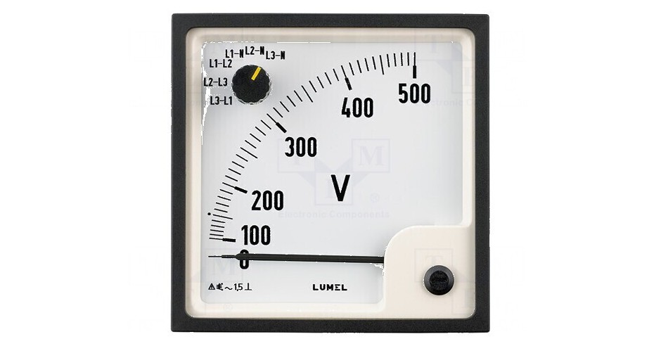 Voltmetru pe panou VAC: 0?15kV 1,5 True RMS Umax: 300V | arhiva Okazii.ro