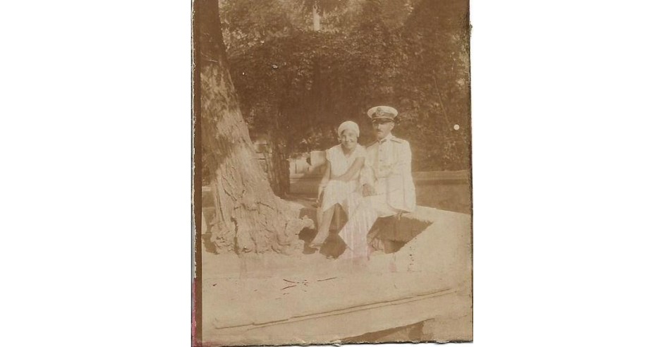 C1211 Ofiter roman poza veche romaneasca interbelica | arhiva Okazii.ro