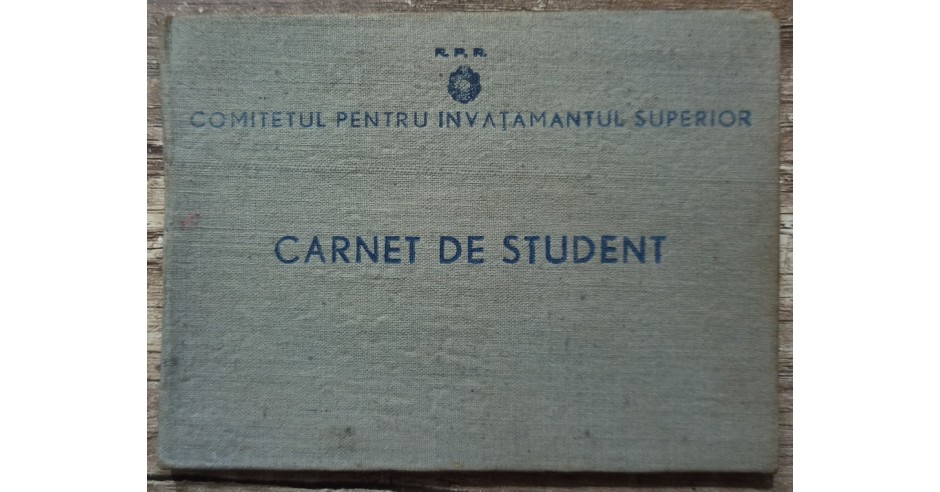 Carnet de student Emil Costoiu, Bucuresti 1953 | Okazii.ro