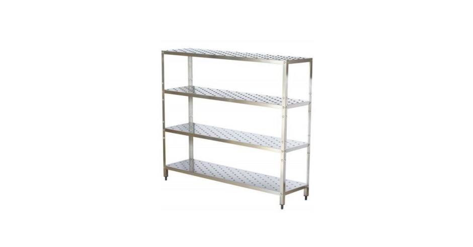 Raft inox cu 4 polite perforate 2000*400*1550 | arhiva Okazii.ro