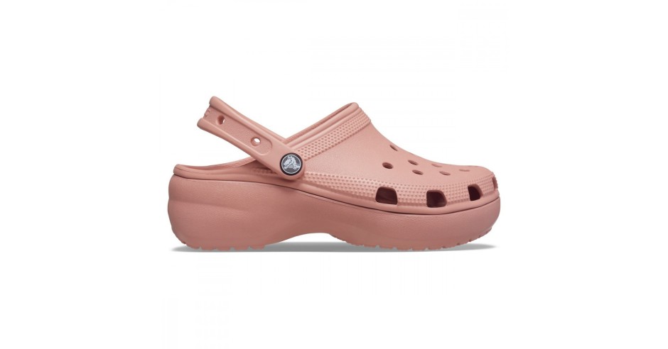Saboți Crocs Women's Classic Platform Clog Roz - Pale Blush, 41 | Okazii.ro
