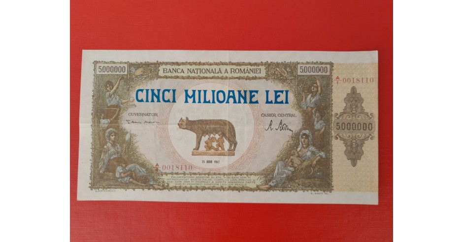 Bancnota 5000000 lei 1947 - XF | Okazii.ro