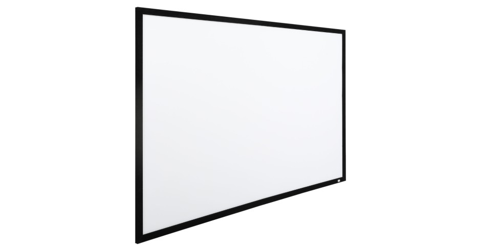 HOMCOM Ecran de Proiectie de 100 Inci, Ecran de Proiectie pe Perete ...