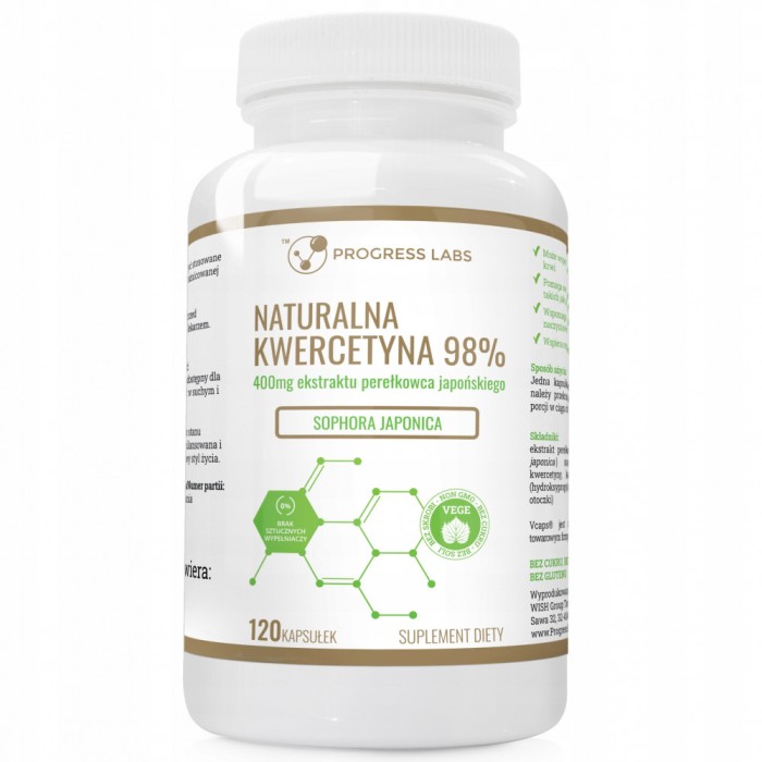 Progress Labs QUERCETIN 400mg capsule JAPONEZE PEEK 120 buc. | Okazii.ro