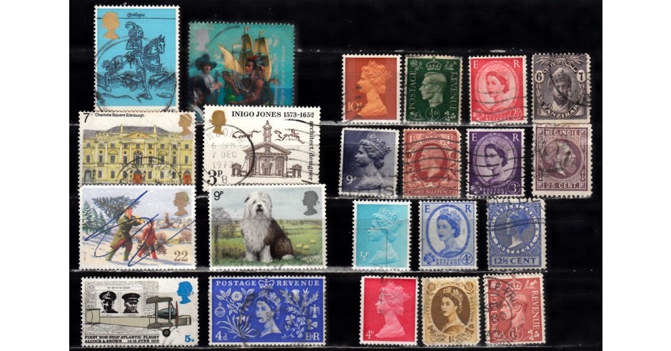 A7 T1 45 - Timbre foarte vechi - Anglia - Marea Britanie si colonii ...