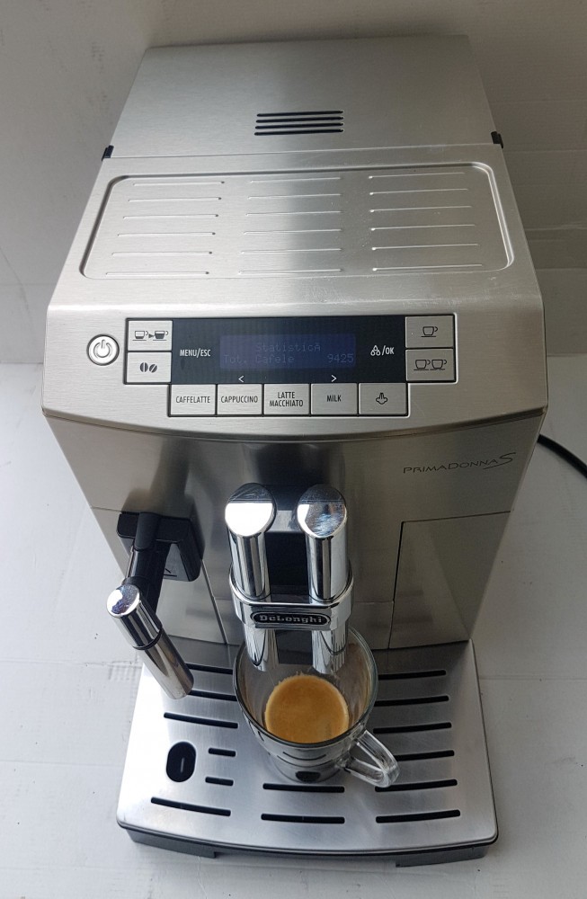 Espressor DeLonghi Primadonna S inox Deluxe expresor automat ...