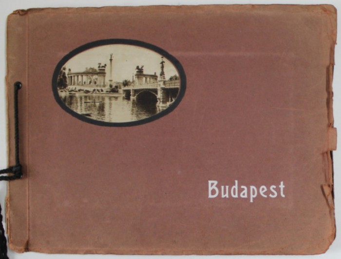 BUDAPEST , ALBUM CU 16 FOTOGRAFII DE EPOCA , PERIOADA INTERBELICA ...