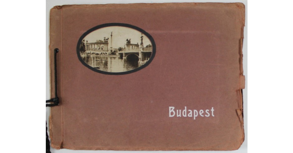 BUDAPEST , ALBUM CU 16 FOTOGRAFII DE EPOCA , PERIOADA INTERBELICA ...