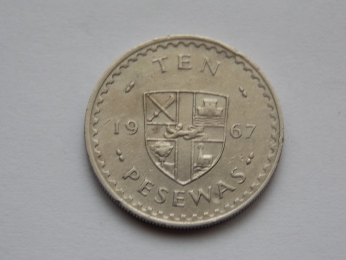 10 PESEWAS 1967 GHANA, Africa | Okazii.ro