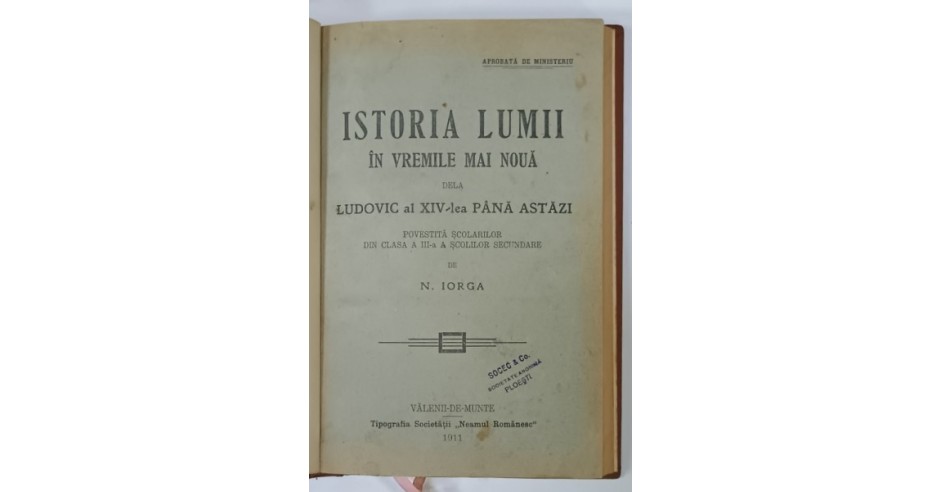 ISTORIA LUMII IN VREMILE MAI NOUA DELA LUDOVIC AL XIV - LEA PANA ASTAZI ...