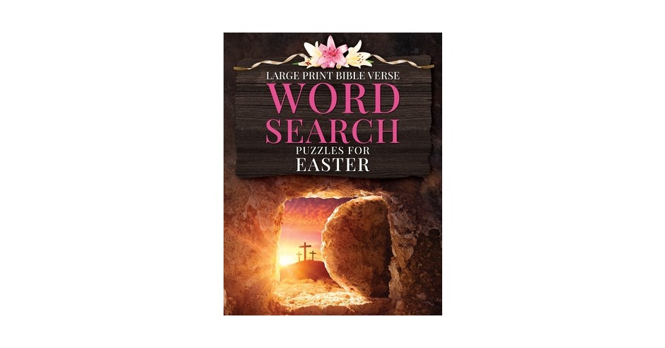 Large Print Bible Verse Word Search Puzzles for Easter: Learn Scripture ...