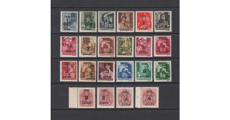 ROMANIA 1945 - POSTA LOCALA ORADEA I - SERIE MICA + PORTO MNH | arhiva ...