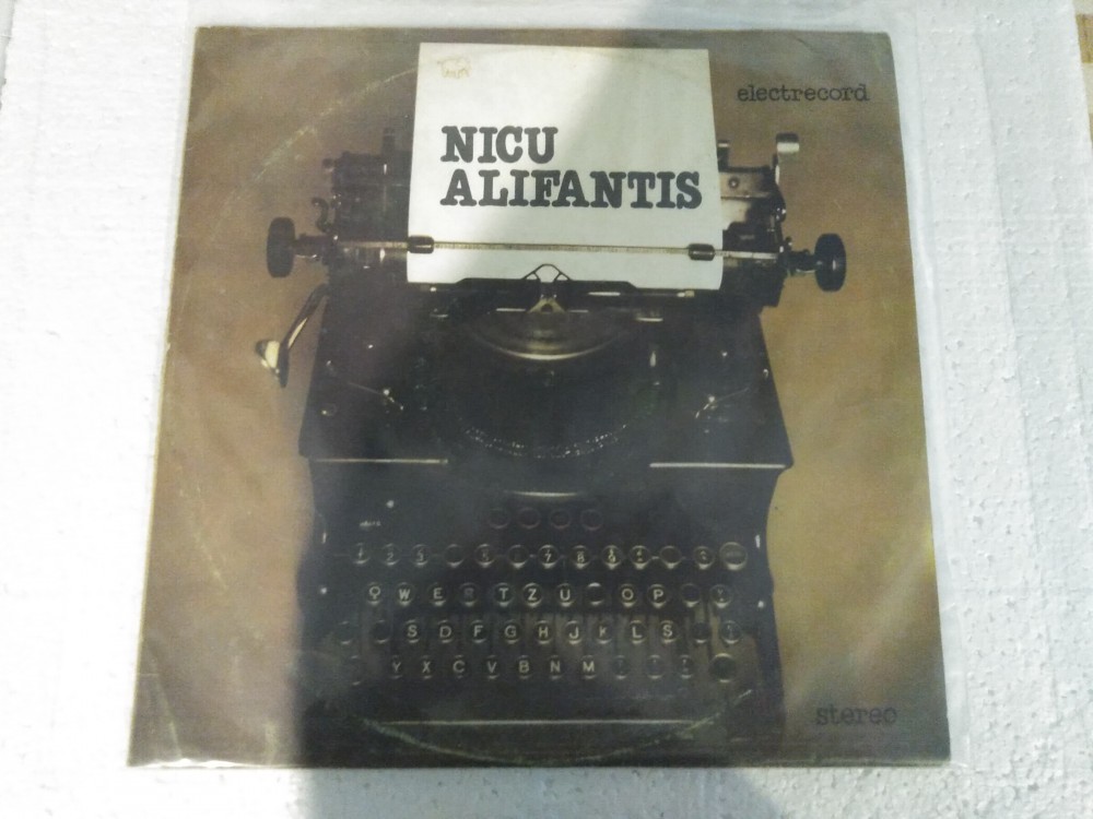 *nicu alifantis - masina de scris, disc placa vinil vinyl electrecord | arhiva Okazii.ro