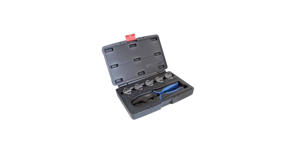 Set cleste sertizare papuci cabluri electrice, 5 capete, Asta | Okazii.ro