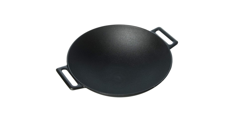 Tigaie Wok Fonta Perfect Home, 30 cm, Inalta 10cm, Neagra, Rotunda ...