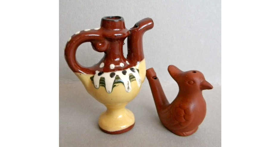 Fluiere ulcior si pasare, arta ceramica traditionala, artizanat ...