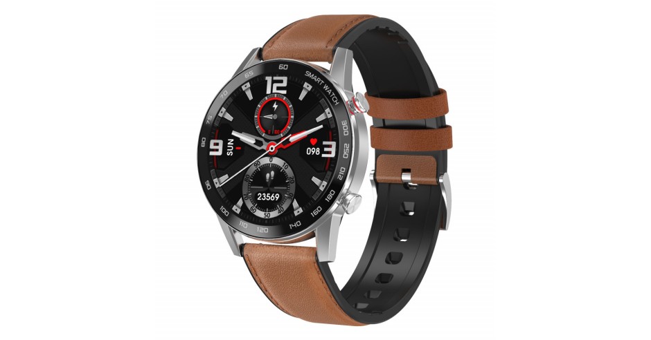 Ceas smartwatch DT95, 1.3 inch IPS HD, multi sport, apel bluetooth ...