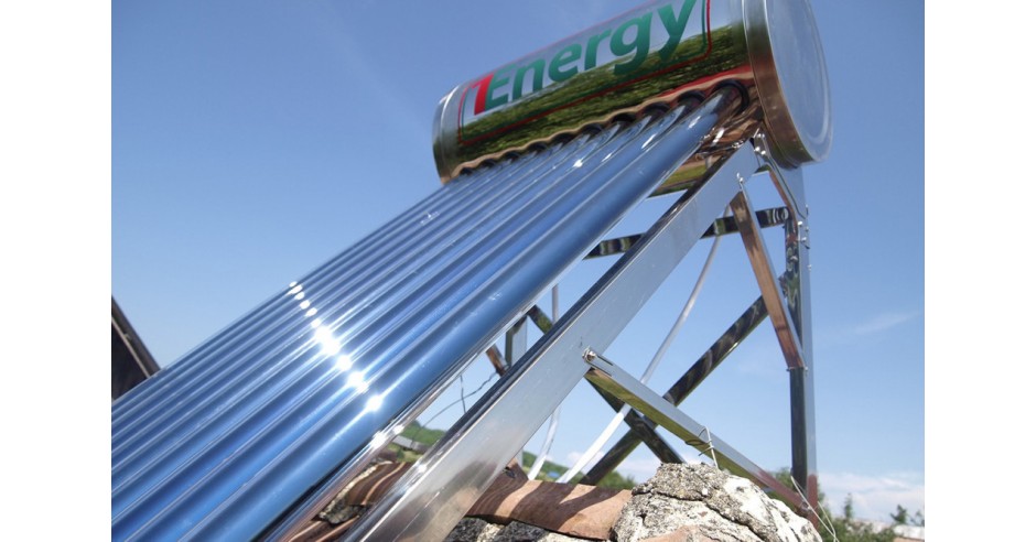 Kit Panou solar apa calda INOX nepresurizat 1ENERGY 100 litri - cu ...
