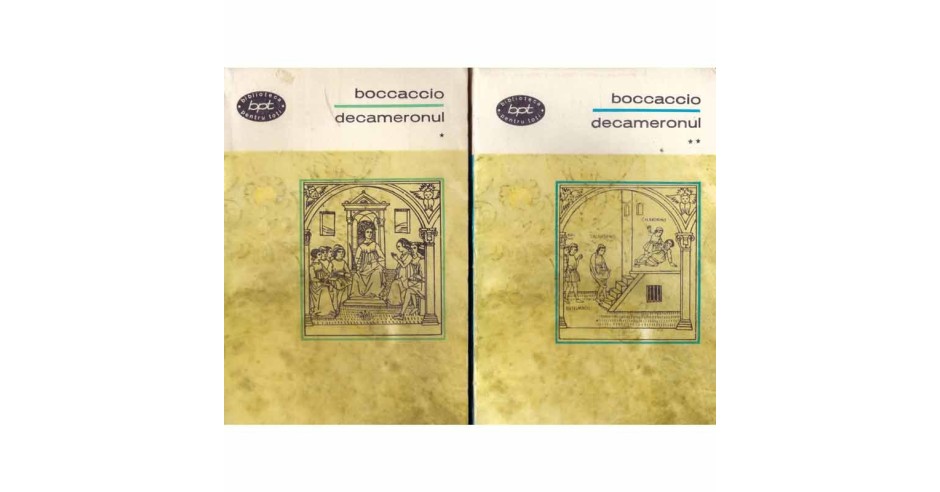 Giovanni Boccaccio - Decameronul vol.1+2 - 131702 | Okazii.ro