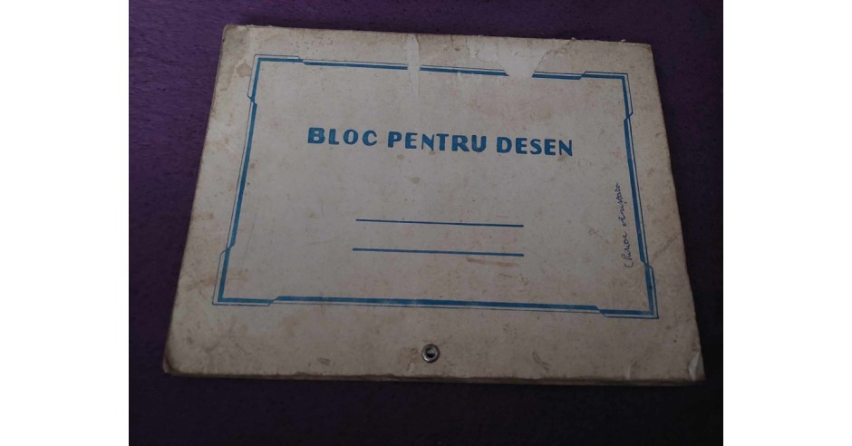 Bloc de desen Vechi schite DESEN TEHNIC din per.Comunista,Bloc de desen ...
