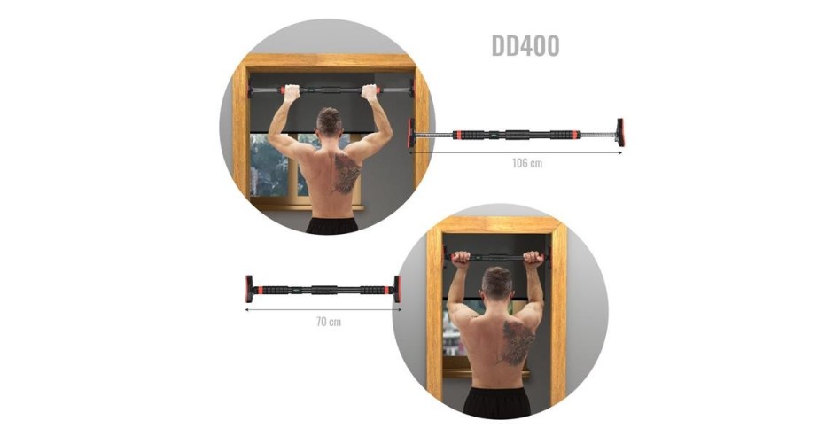 Bara Tractiuni pentru Usa HMS DD400 70-106 cm FitLine Training | Okazii.ro