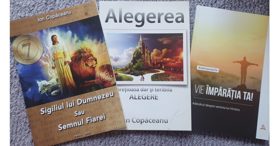 3 carti Ion Copaceanu: Alegerea, Sigiliul lui Dumnezeu, Vie Imparatia ...