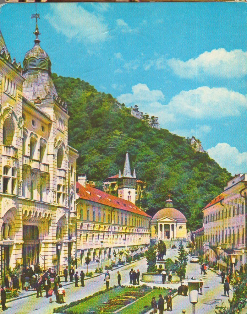 CPI B14992 - CARTE POSTALA - BAILE HERCULANE. VEDERE DIN STATIUNE ...