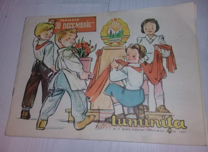 Revista veche de colectie,Revista celor mici 1961,LUMINITA.Nr.12 ...