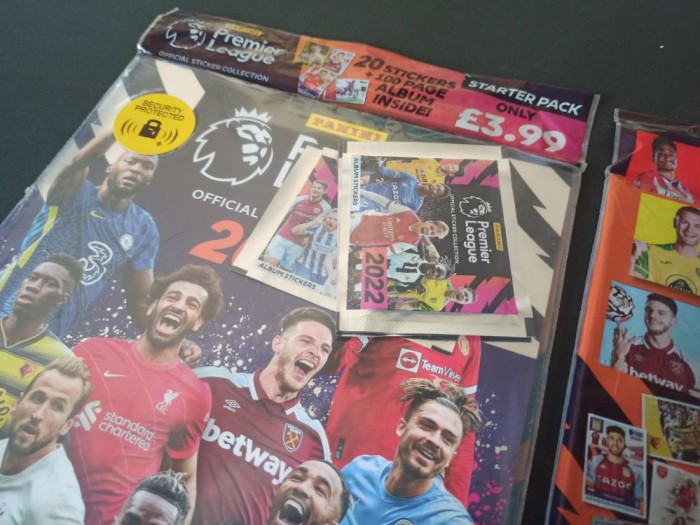 Starter pack sigilat Panini Premier League 2022 Official Sticker album ...