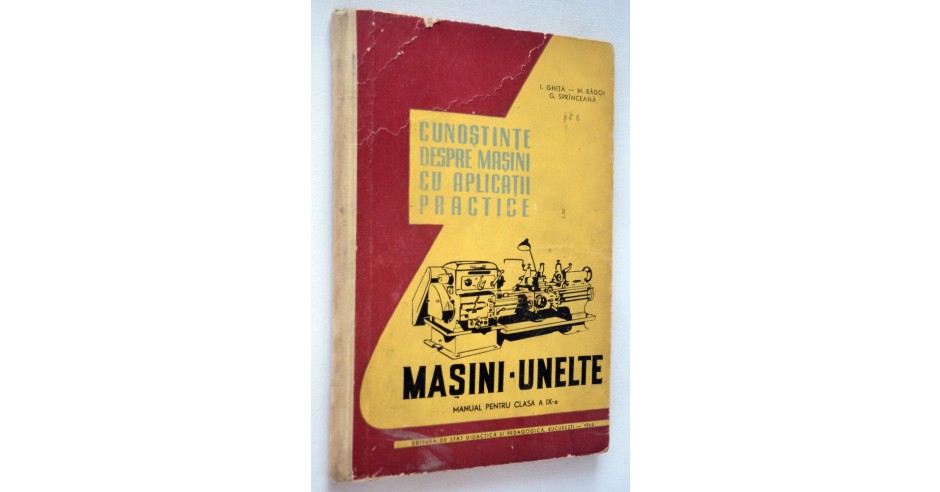 Manual pentru clasa a IX-a Cunostinte despre masini cu aplicatii ...