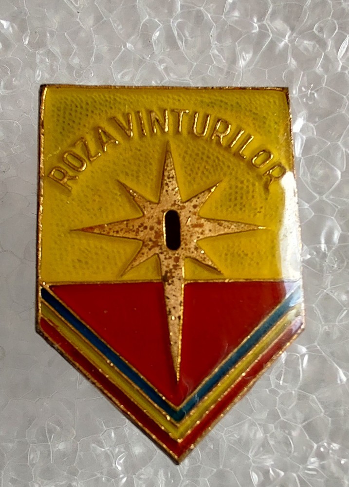 Insigna pionieri - Roza vanturilor clasa I | arhiva Okazii.ro