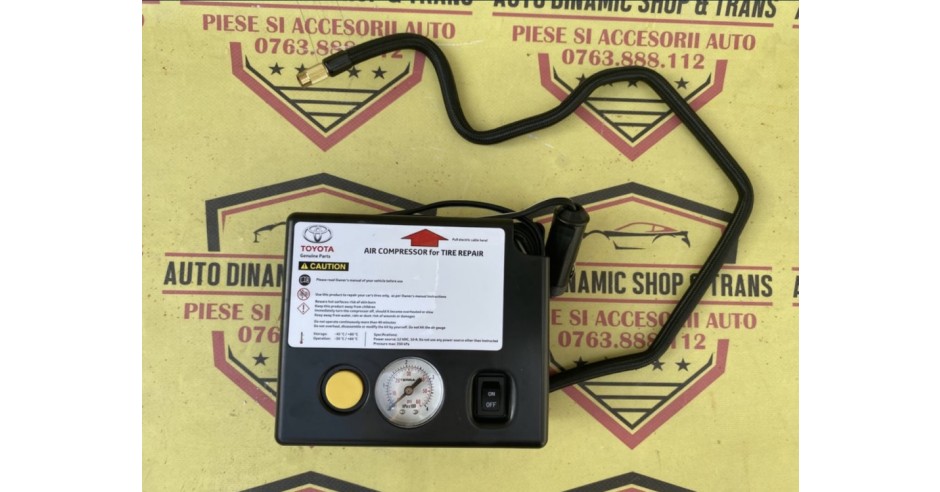 Compresor auto umflat roti original Toyota 12V 10A. | arhiva Okazii.ro
